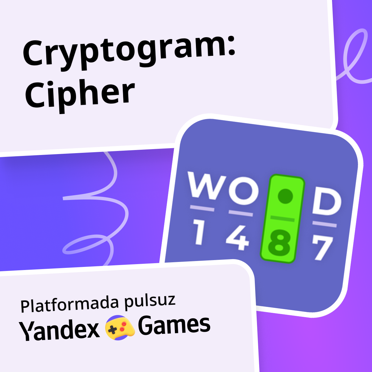Cryptogram: Cipher (Jaugr adlı tərtibatçıdan) - Yandex Games xidmətində ...