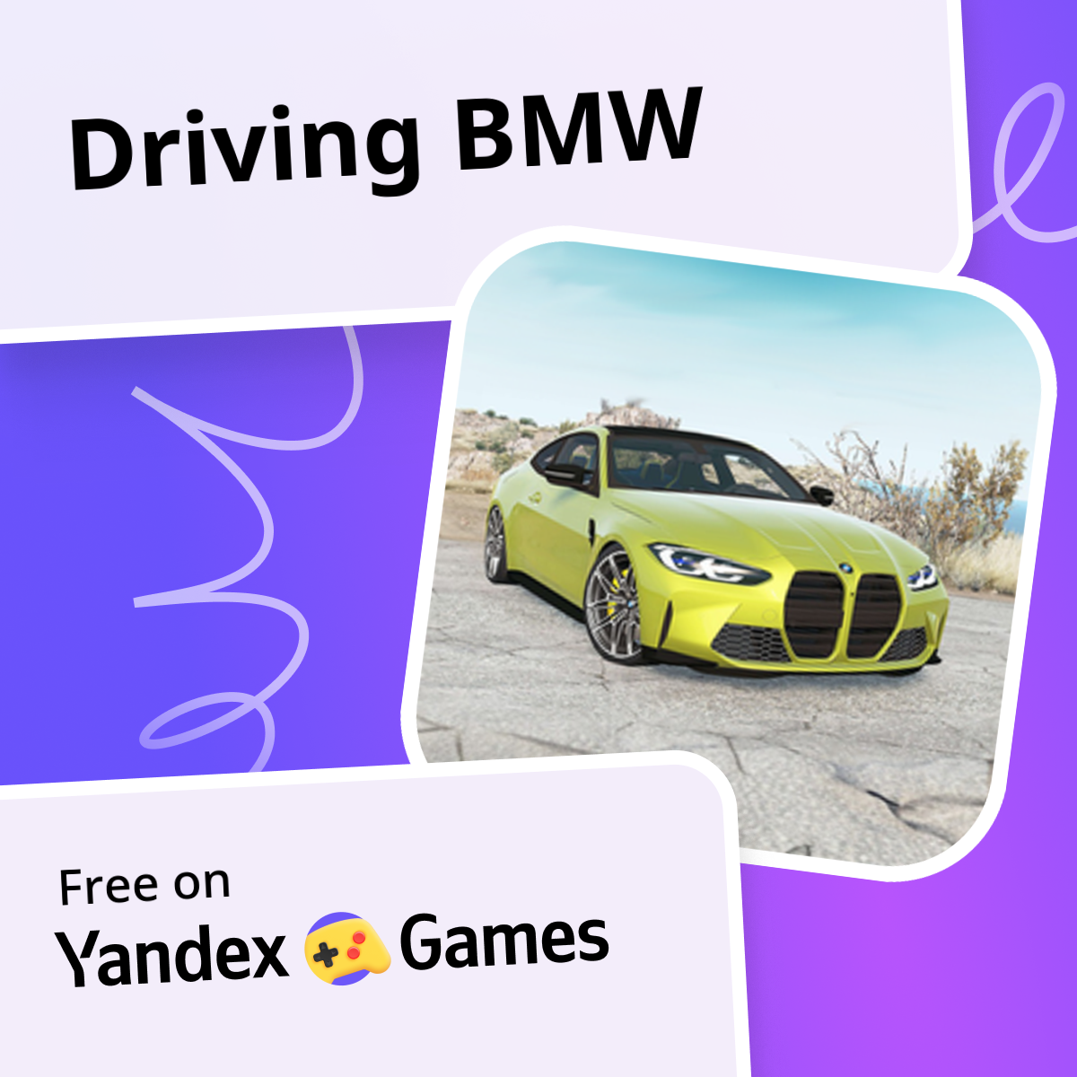Driving BMW (by AST GAMES) - play online for free on Yandex Games