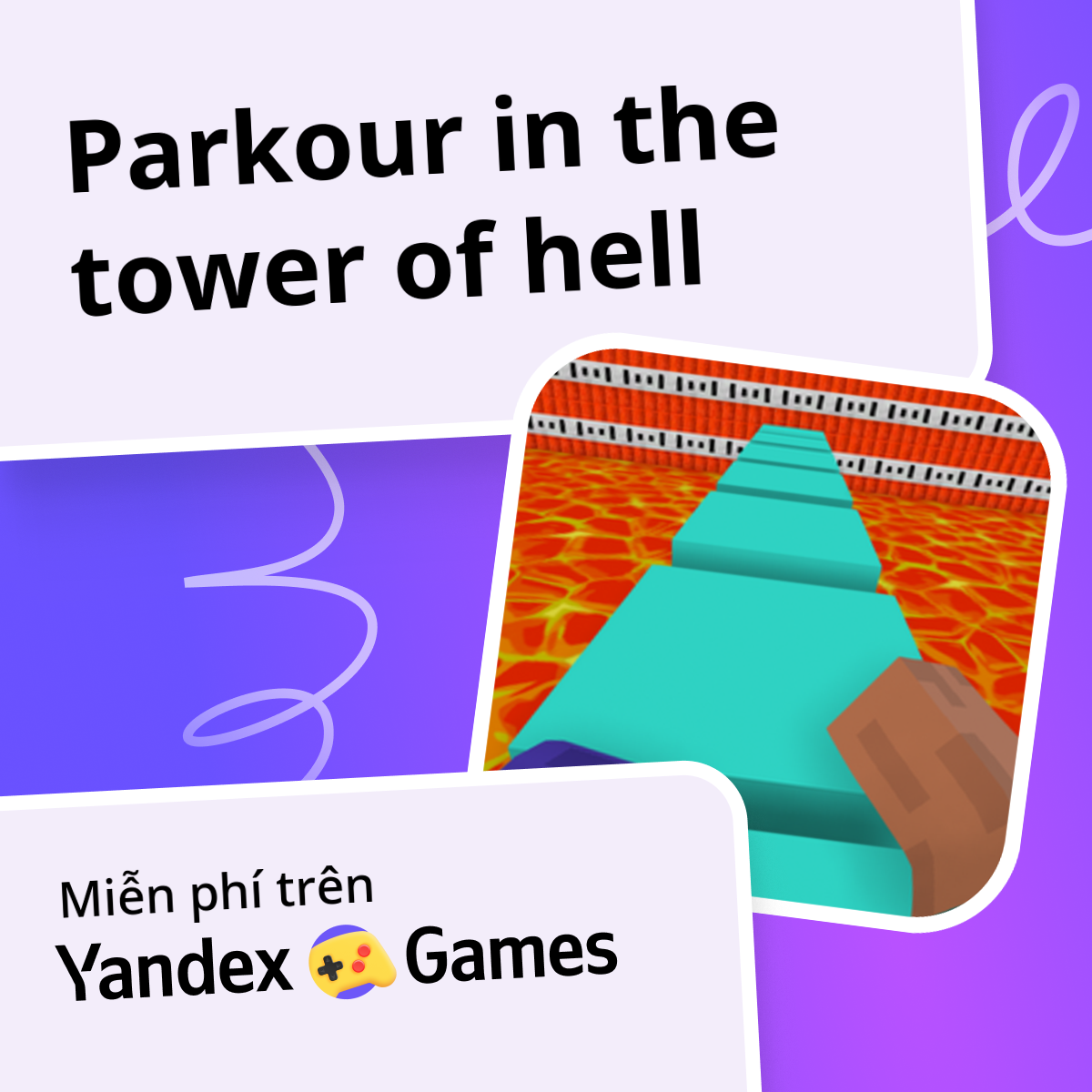 Parkour in the tower of hell - chơi trực tuyến miễn phí trên Yandex Games