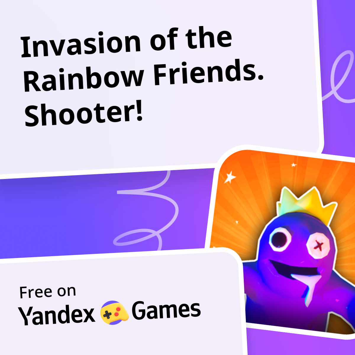 Invasion of the Rainbow Friends. Shooter! (by Abysses) - play online ...