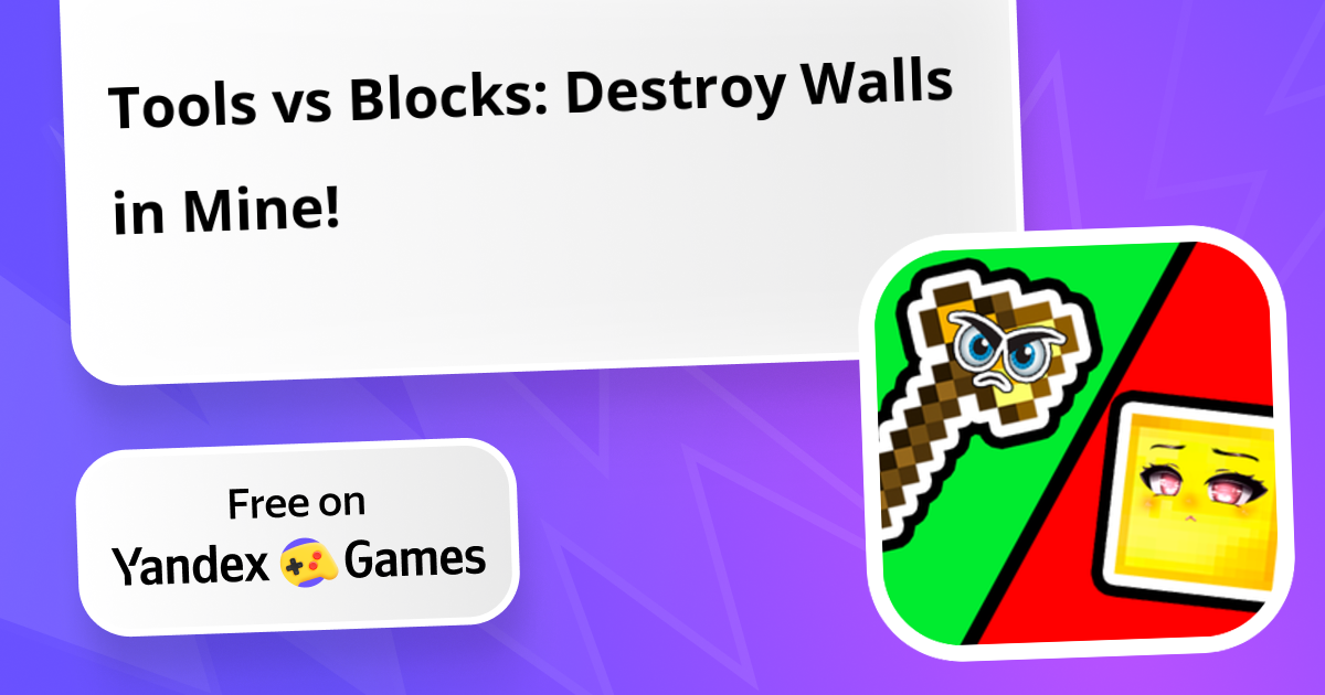 Tools vs Blocks: Destroy Walls in Mine! (من wimdreg_kyki) - العب على ...