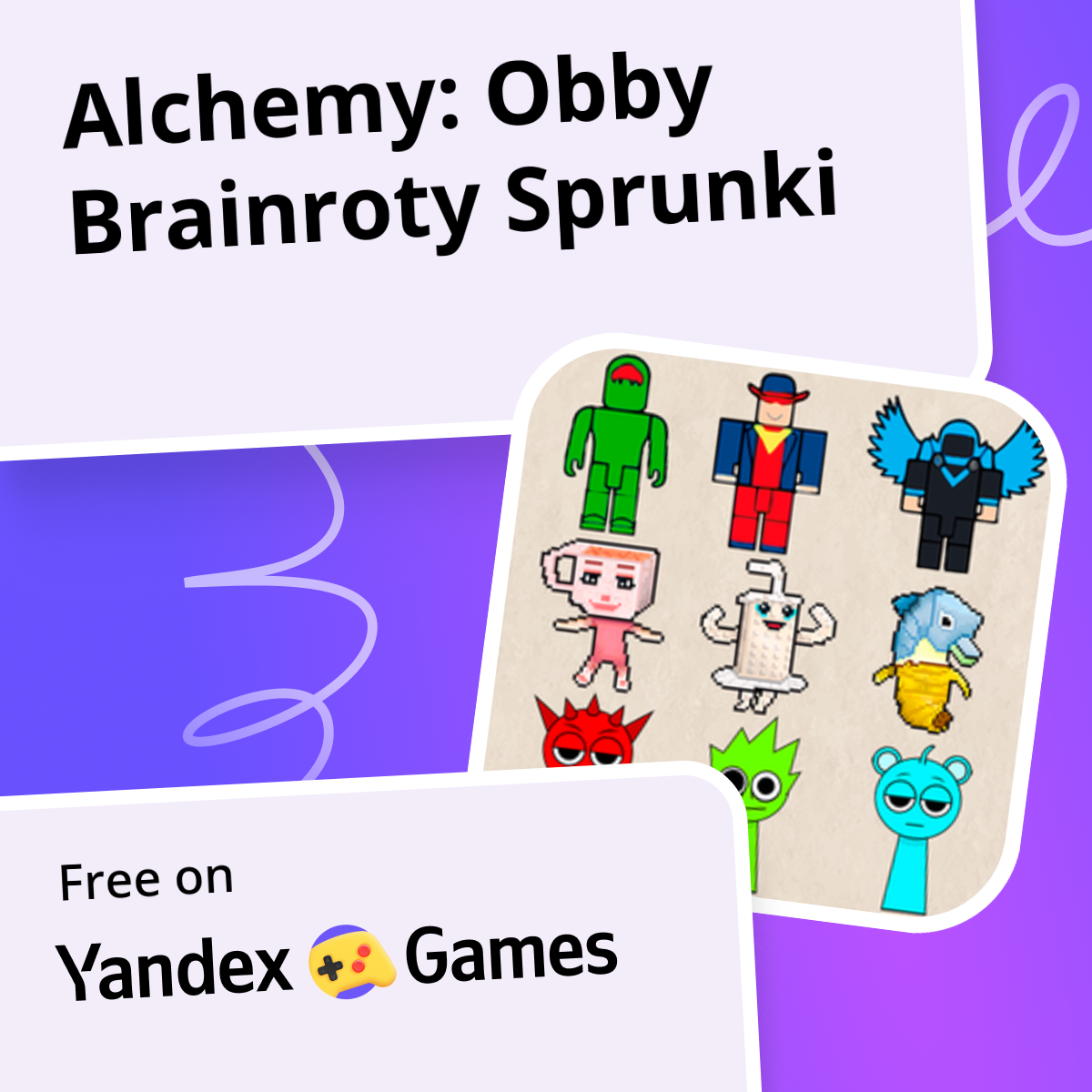 Alchemy: Obby Brainroty Sprunki - play online for free on Yandex Games