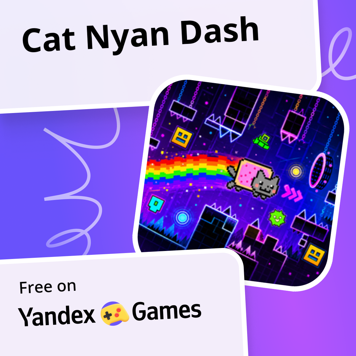Cat Nyan Dash - play online for free on Yandex Games