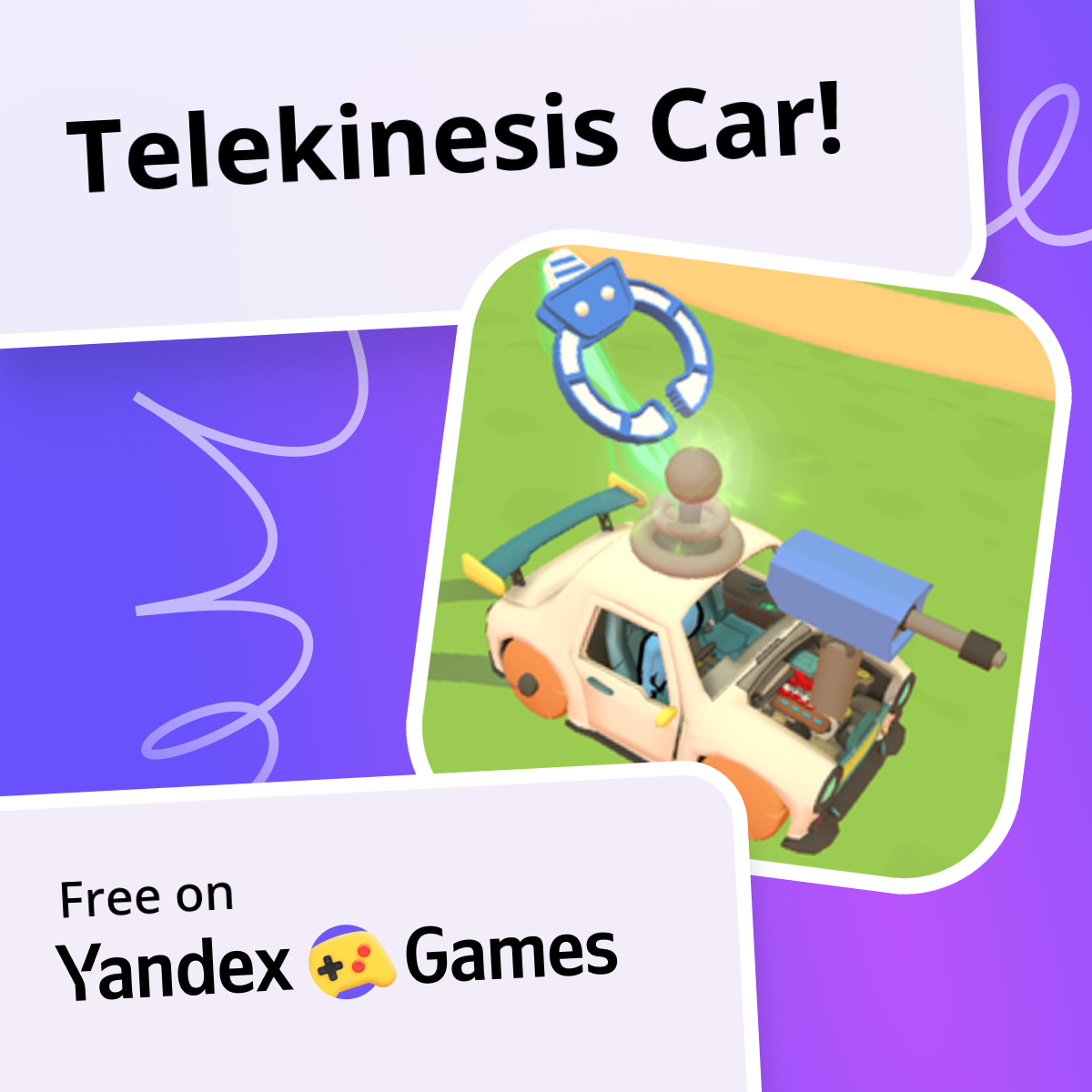 Telekinesis Car! (by C Games) - play online for free on Yandex Games