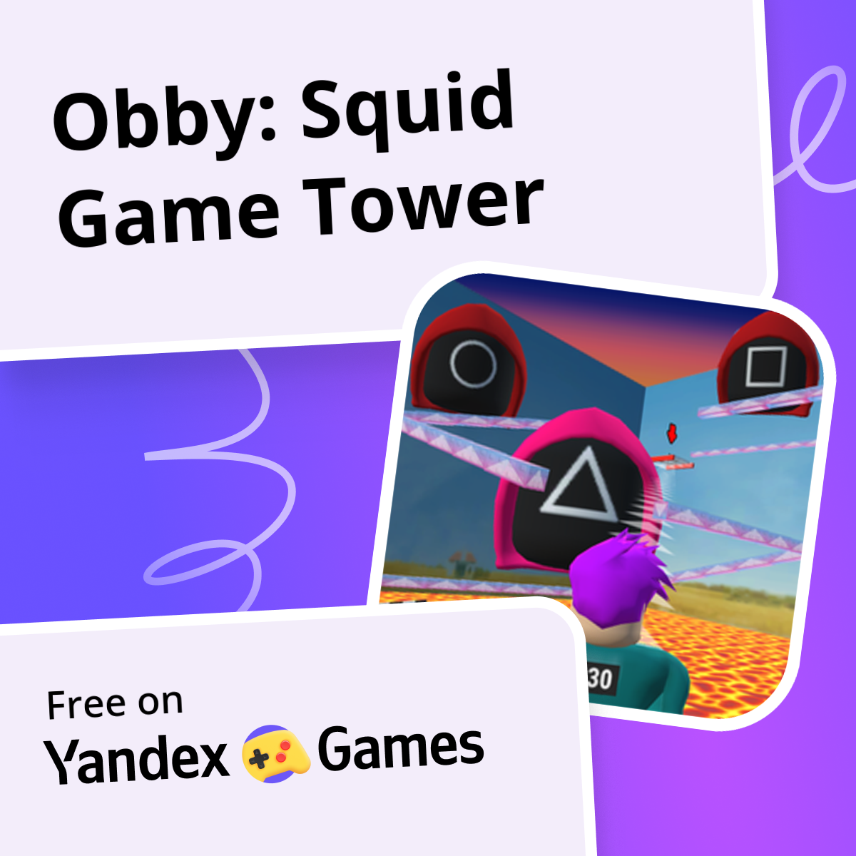 Obby: Squid Game Tower (by SOSAGAMES) - play online for free on Yandex ...