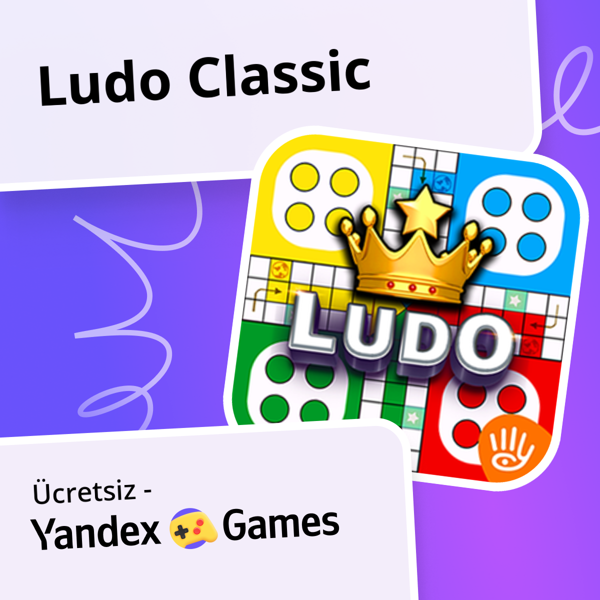 Ludo Classic - oynayın Yandex Games üzerinde ücretsiz çevrimiçi