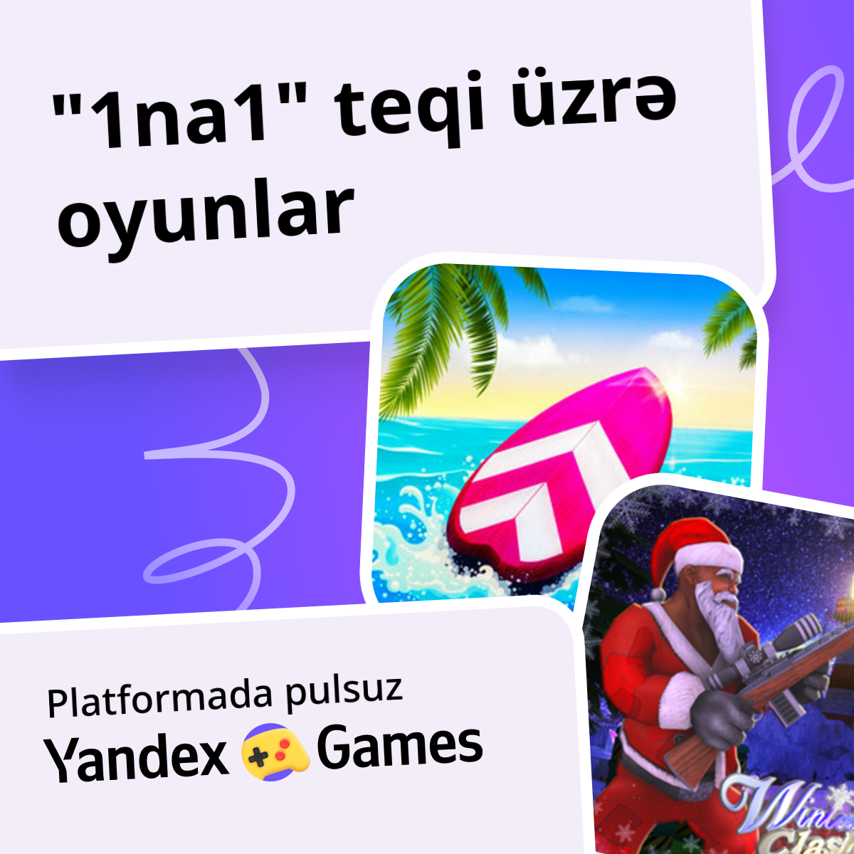 Oyunlar 1na1 Onlayn: Yandex Games ilə pulsuz oynayın