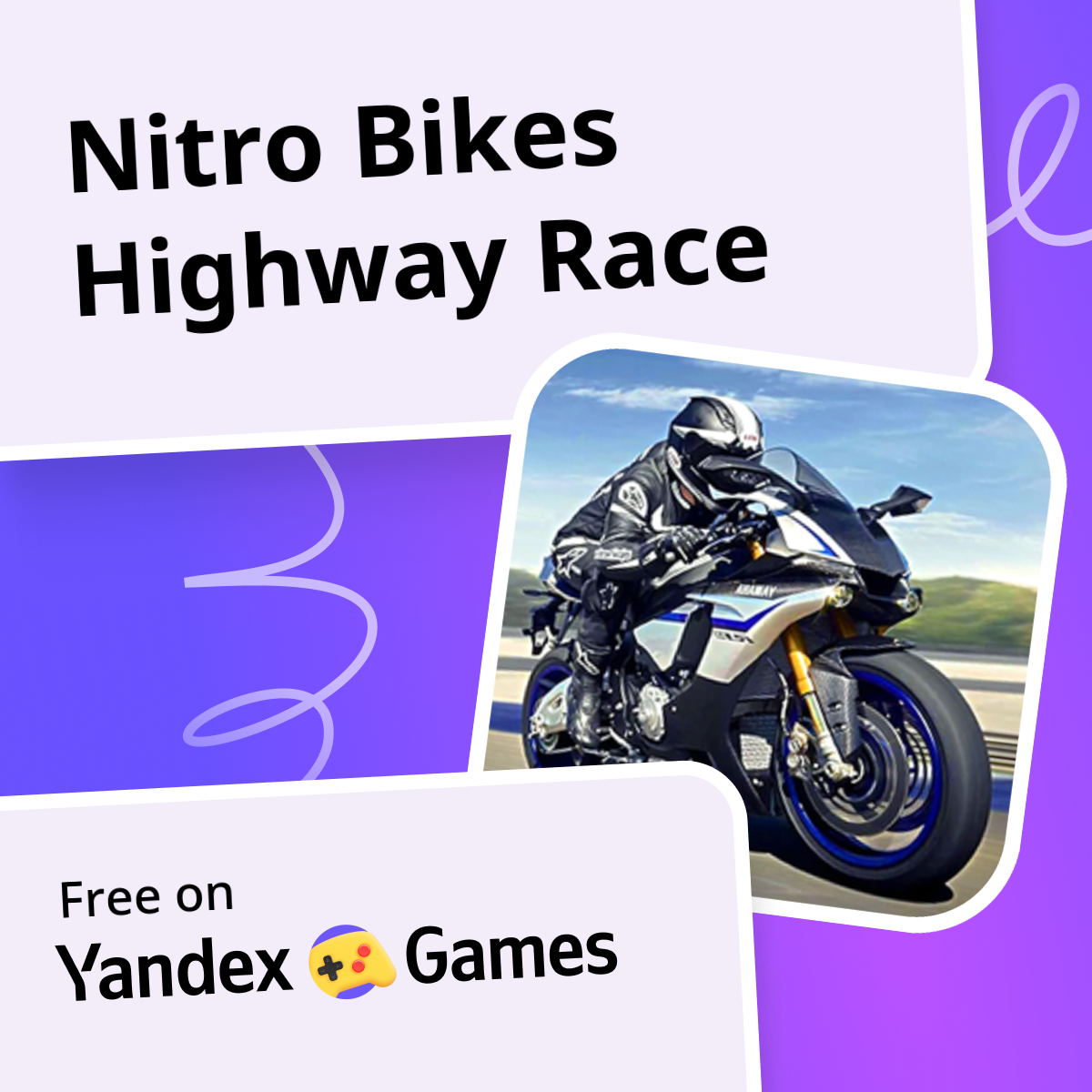 Nitro Bikes Highway Race - play online for free on Yandex Games