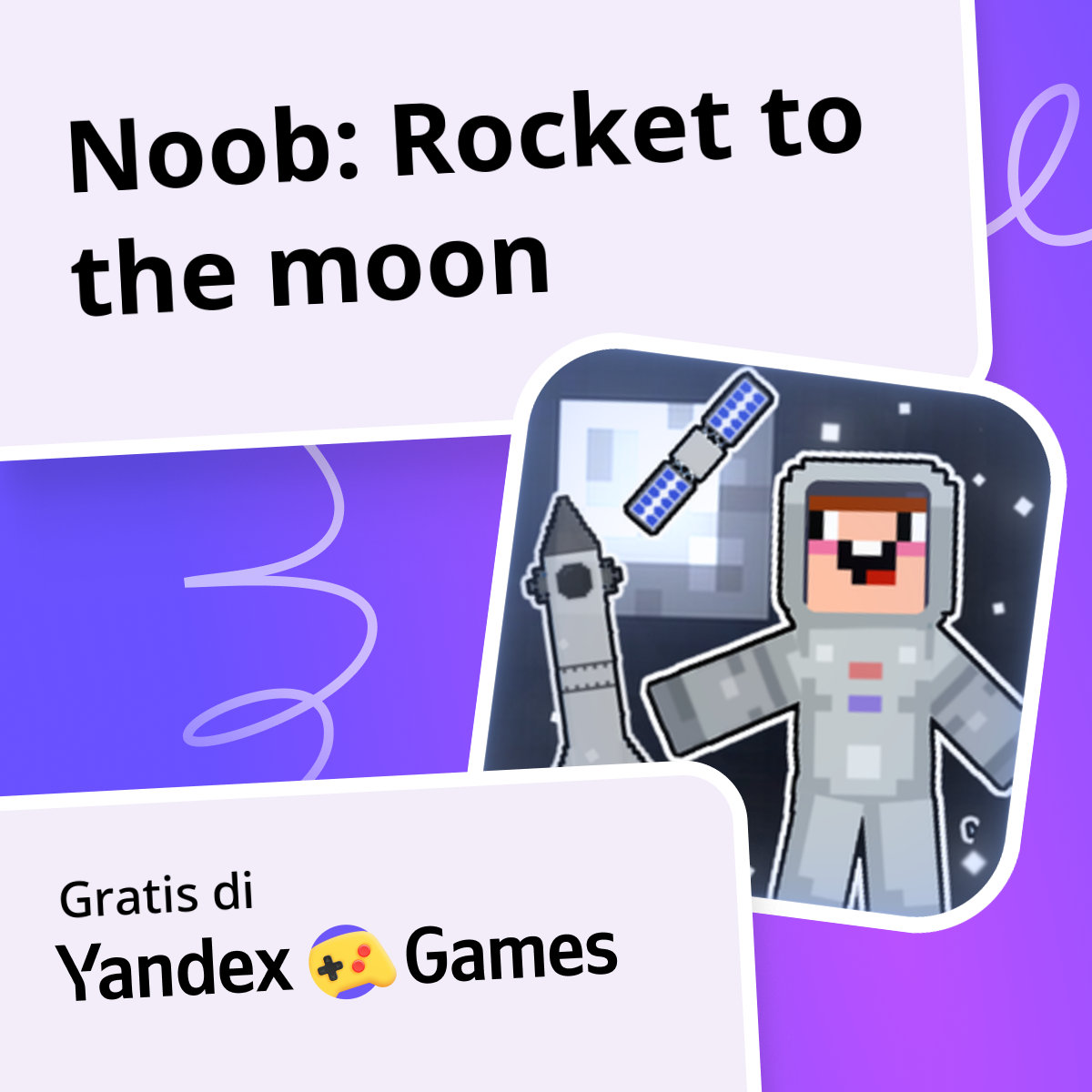 Noob: Rocket to the moon (oleh LabLab)- mainkan online secara gratis di ...
