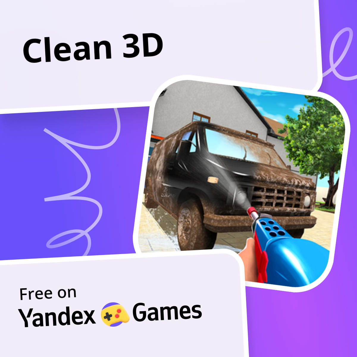 Clean 3D (by Ohayo) - play online for free on Yandex Games
