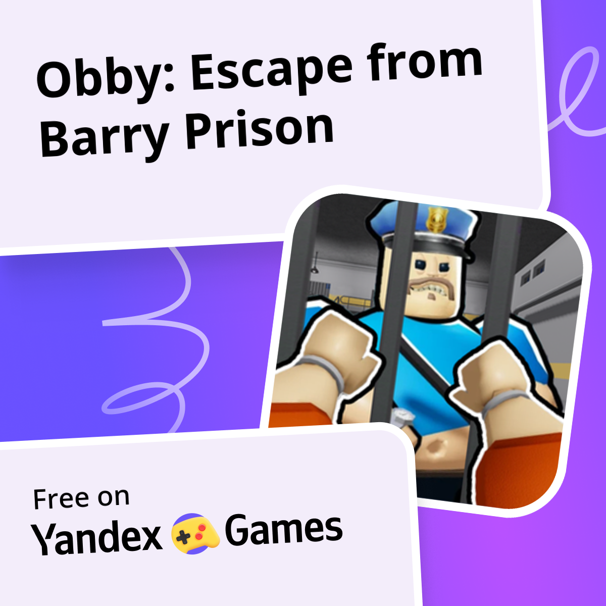 Obby: Escape from Barry Prison (by MaslenokGames) - play online for ...