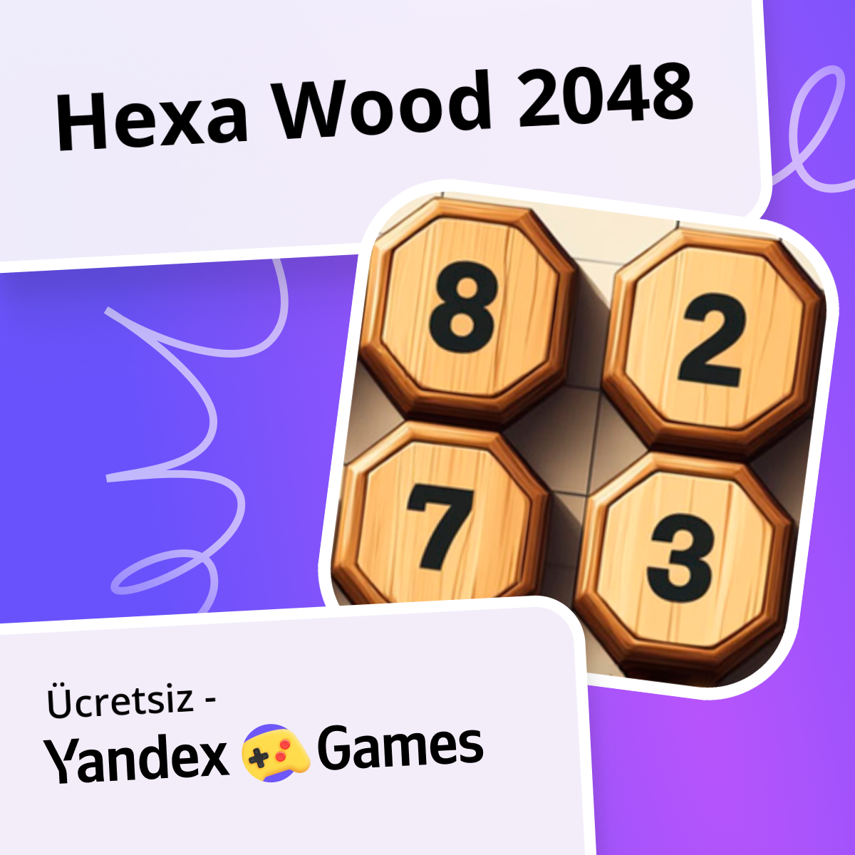 Hexa Wood 2048 (Just A Studio'den) - Yandex Games servisinde ücretsiz ...