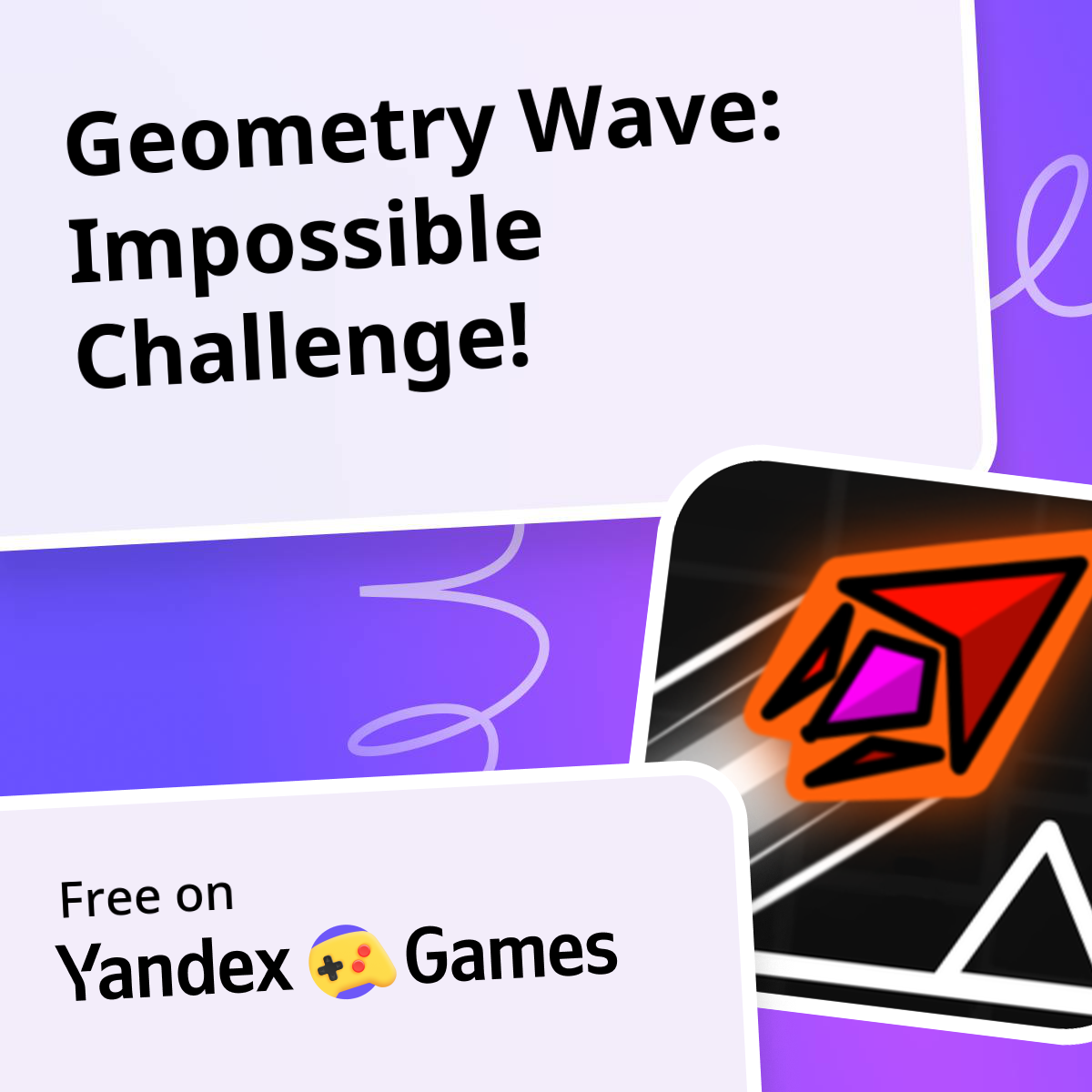 Geometry Wave: Impossible Challenge! (by IceBerg) - play online for ...