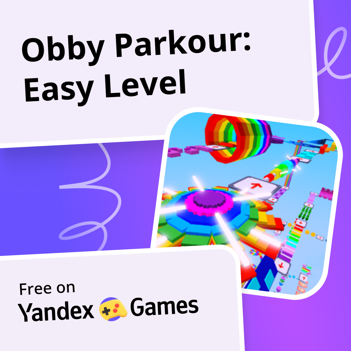 Obby Parkour: Easy Level (by MinionGame) - play online for free on Yandex Games
