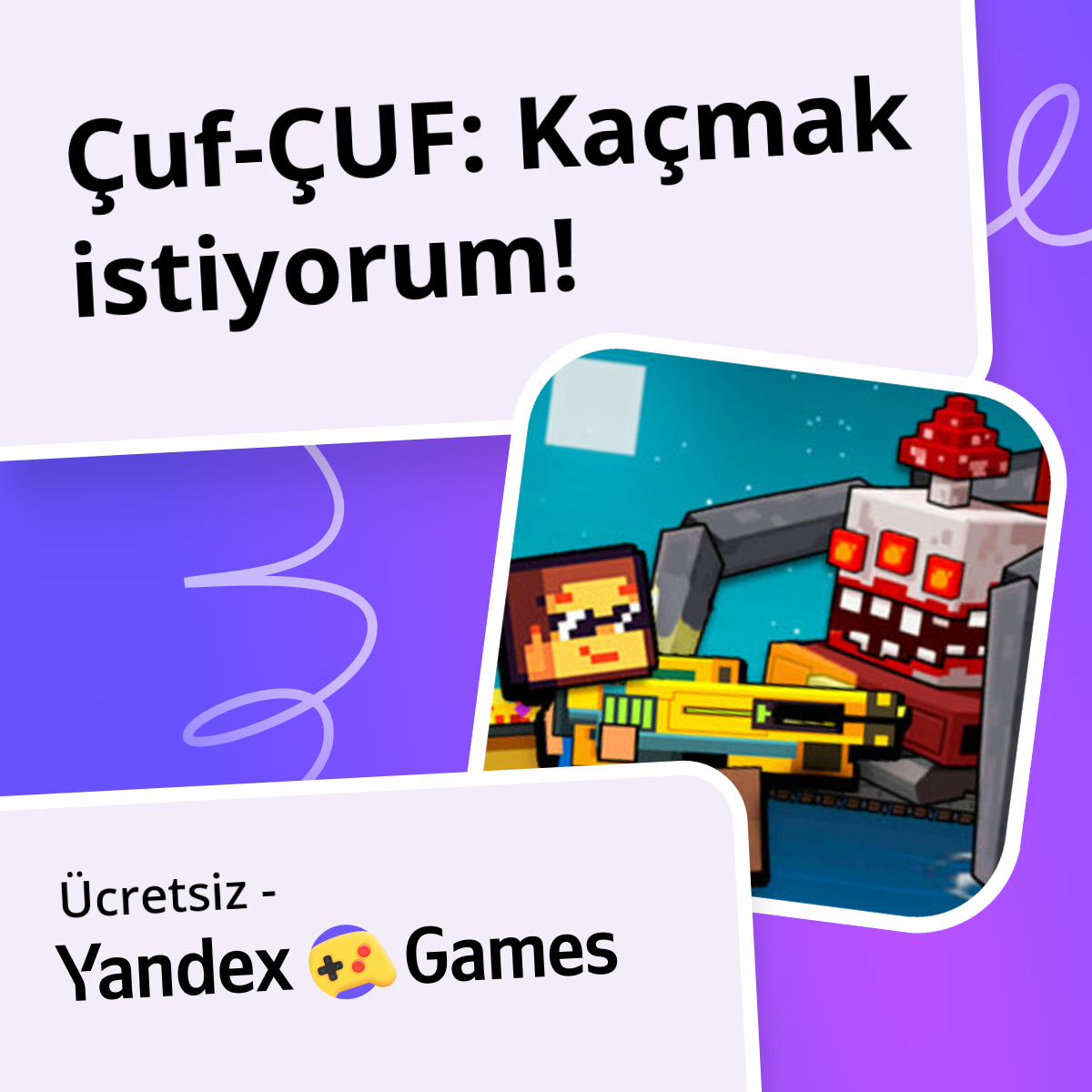 Çuf-ÇUF: Kaçmak istiyorum! (BadGamesDev'den) - Yandex Games servisinde ...