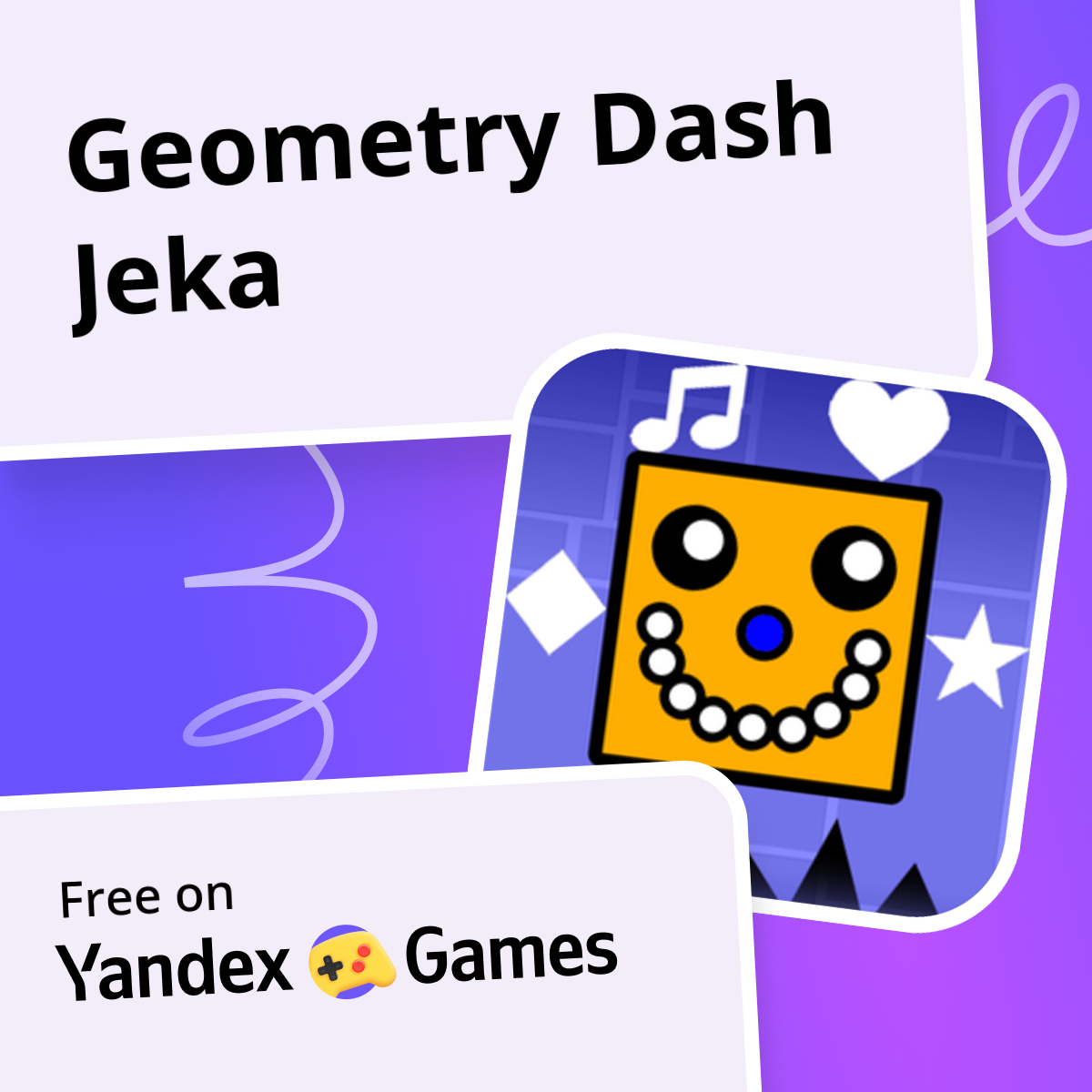 Geometry Dash Jeka (توسط Jeka-505)- بازی آنلاین به صورت رایگان در Yandex Games