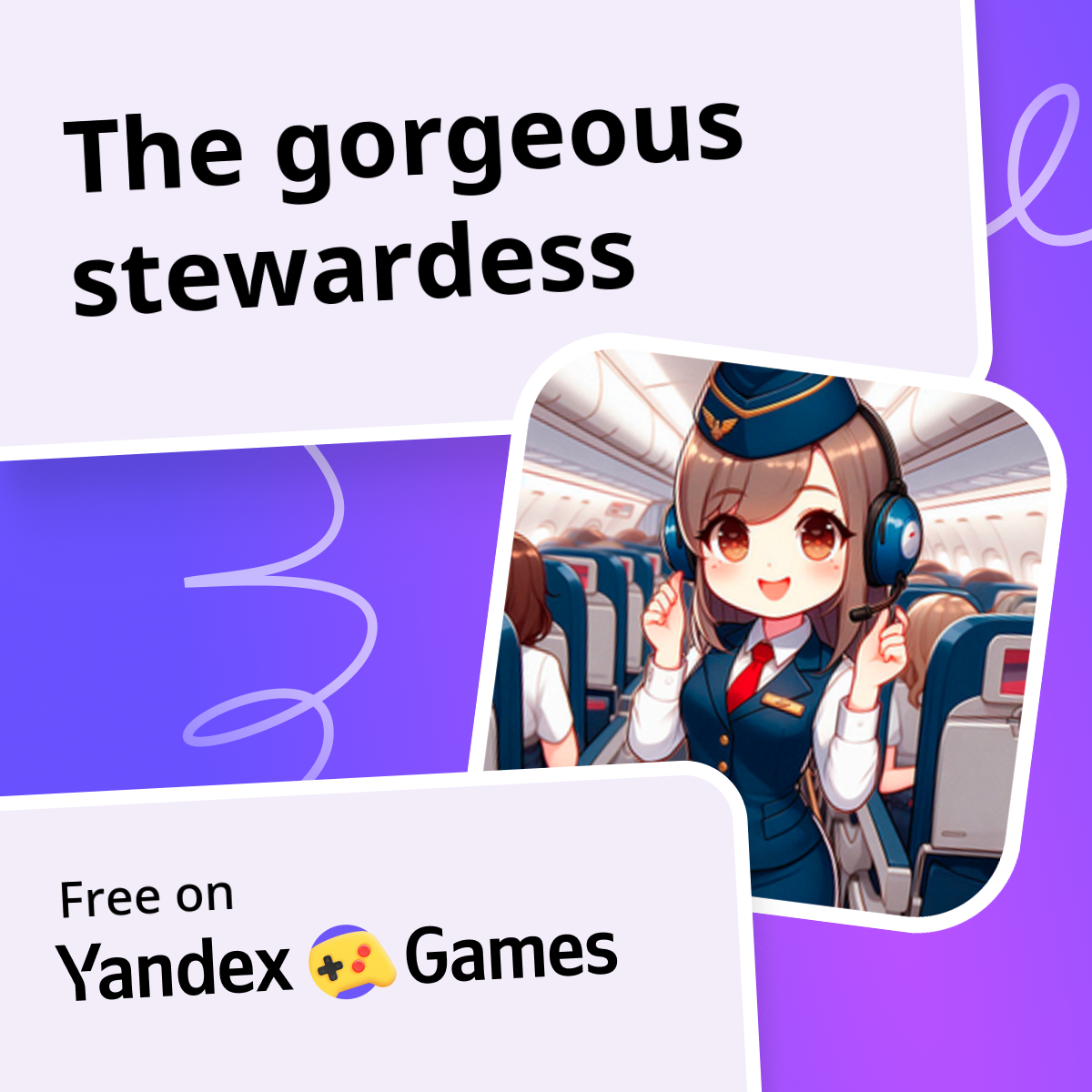 The gorgeous stewardess - play online for free on Yandex Games