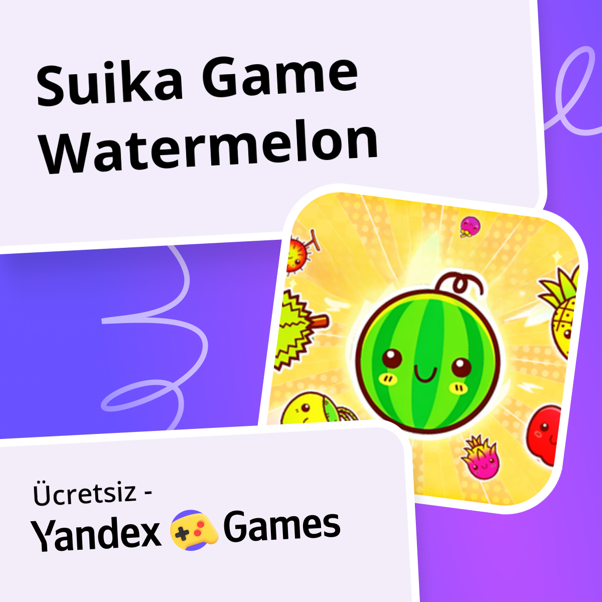 Suika Game Watermelon (Cicadagamesforall'den) - Yandex Games servisinde ...