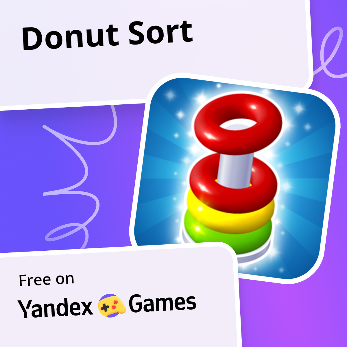 Donut Sort - play online for free on Yandex Games