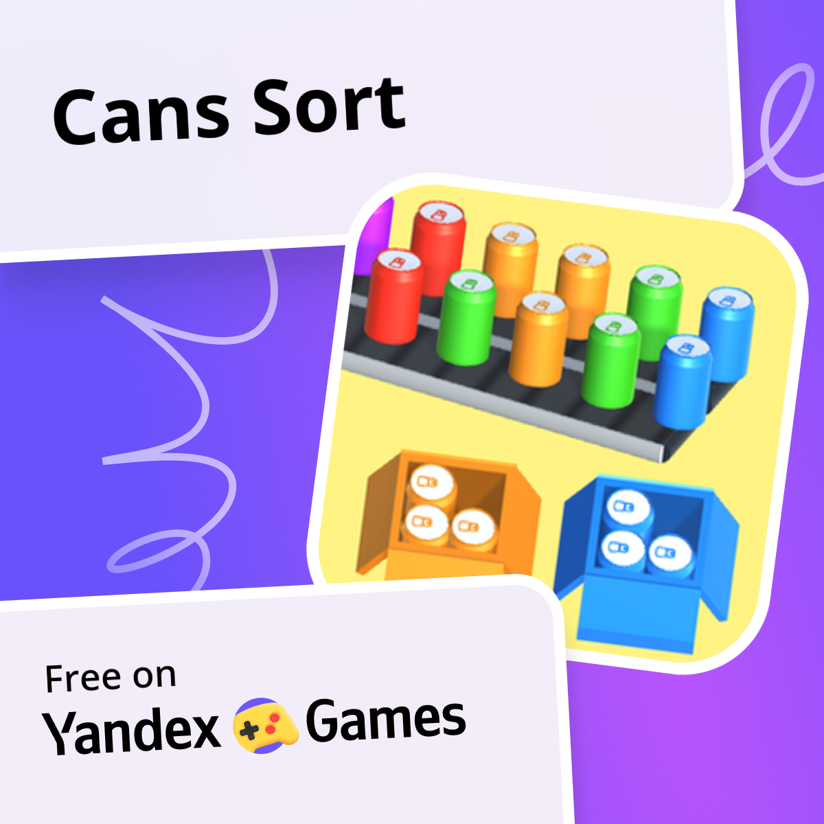 Cans Sort (by crossman) - play online for free on Yandex Games