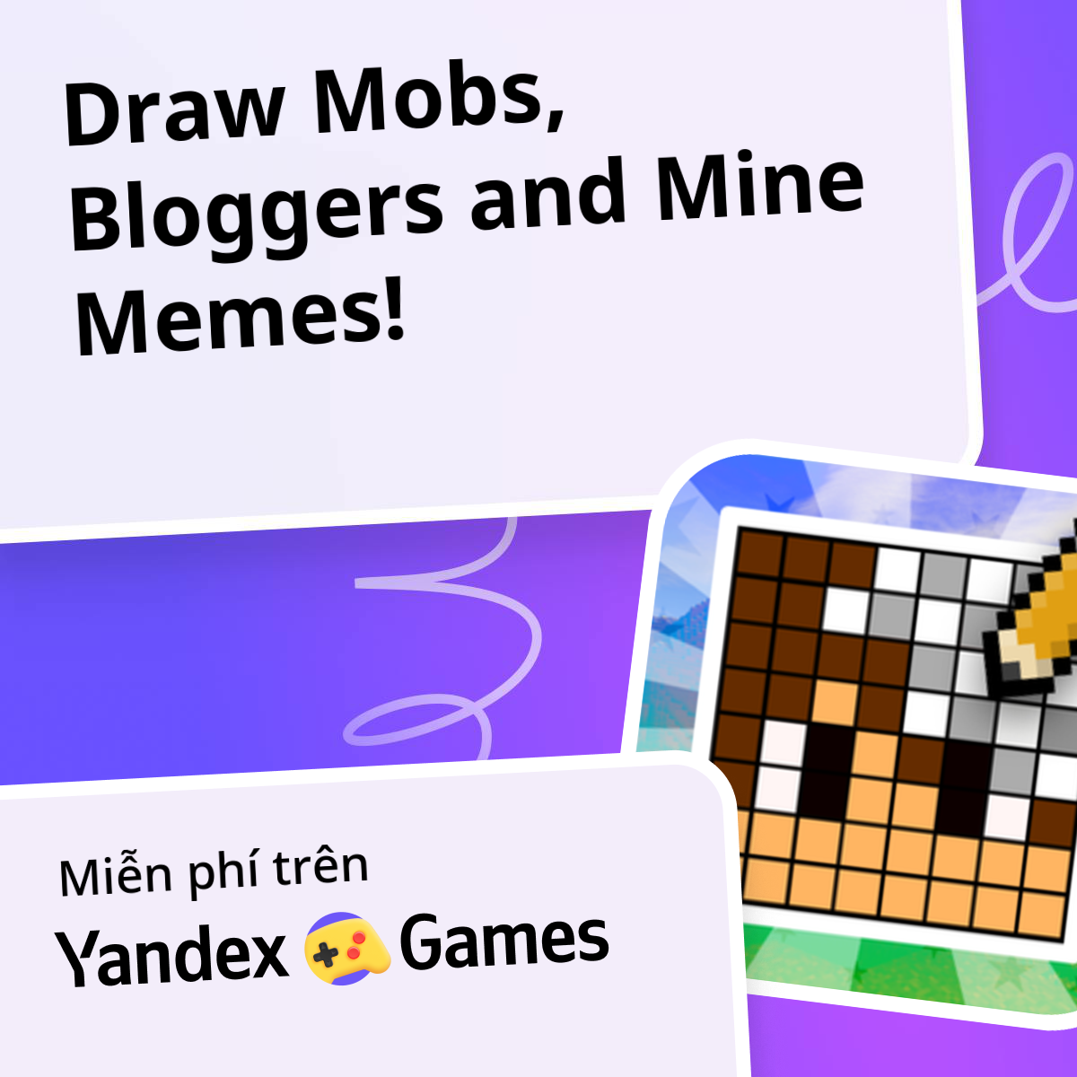 Draw Mobs, Bloggers and Mine Memes! - chơi trực tuyến miễn phí trên ...