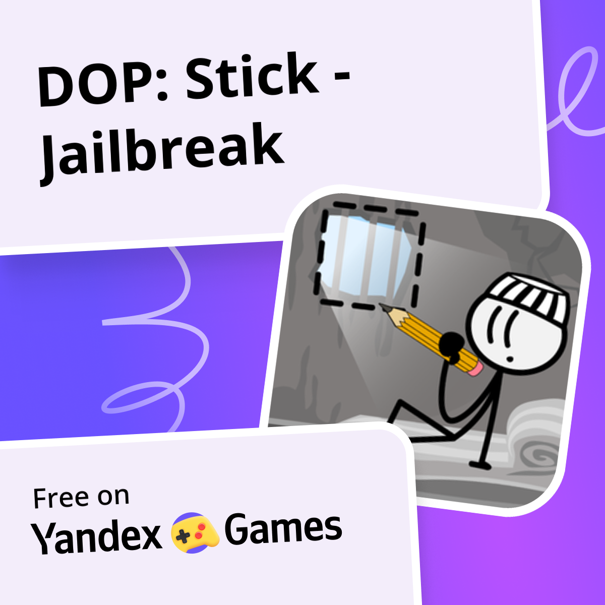 DOP: Stick - Jailbreak (by ADELIKDEV) - play online for free on Yandex ...