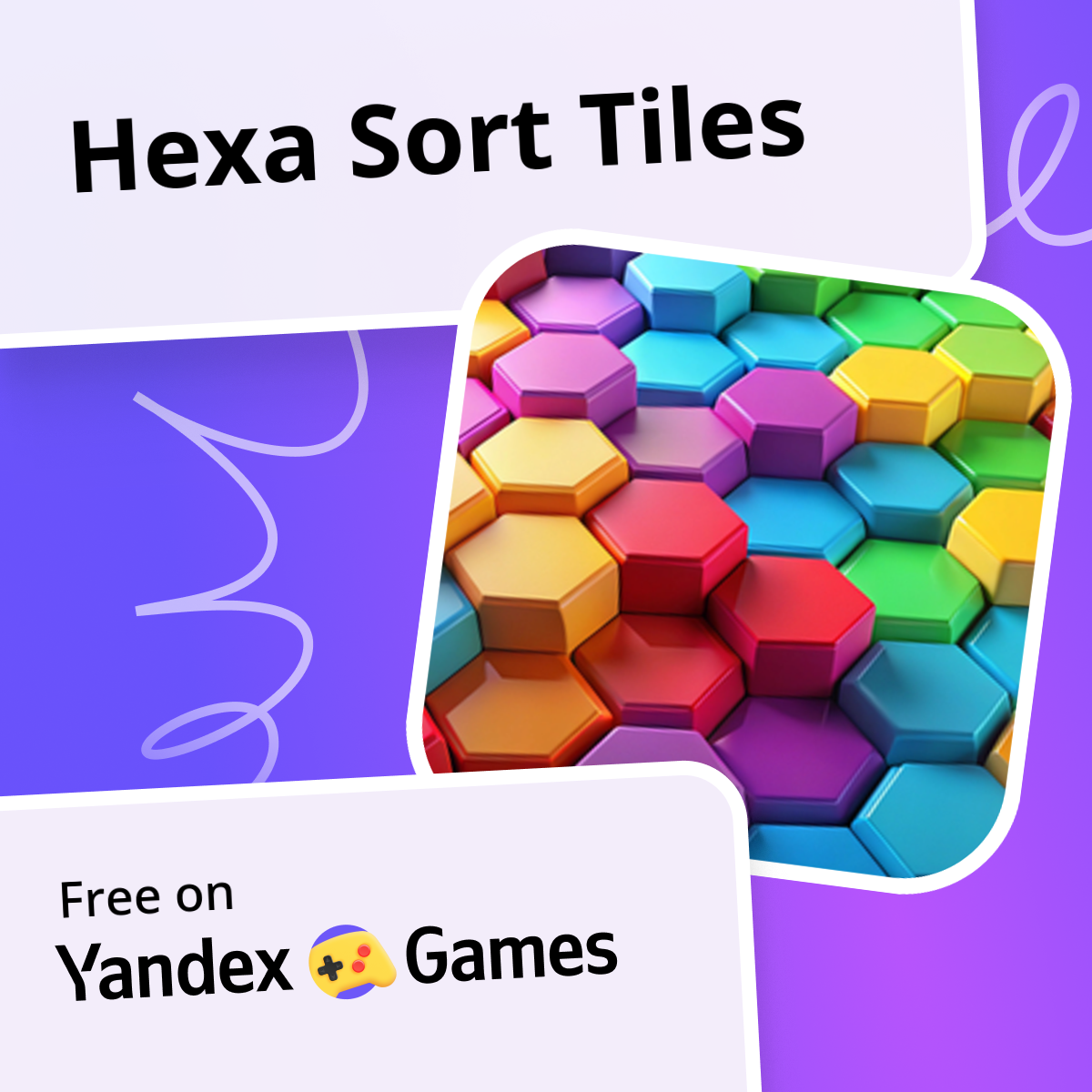 Hexa Sort Tiles (by Aleksej Taranov) - play online for free on Yandex Games