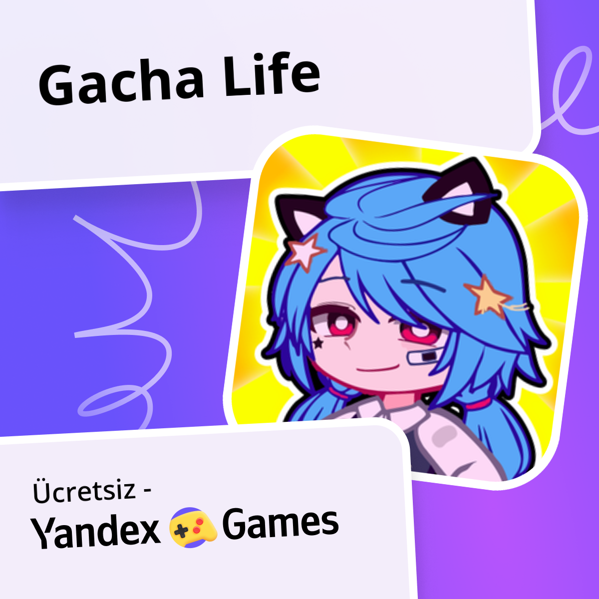 Gacha Life - oynayın Yandex Games üzerinde ücretsiz çevrimiçi