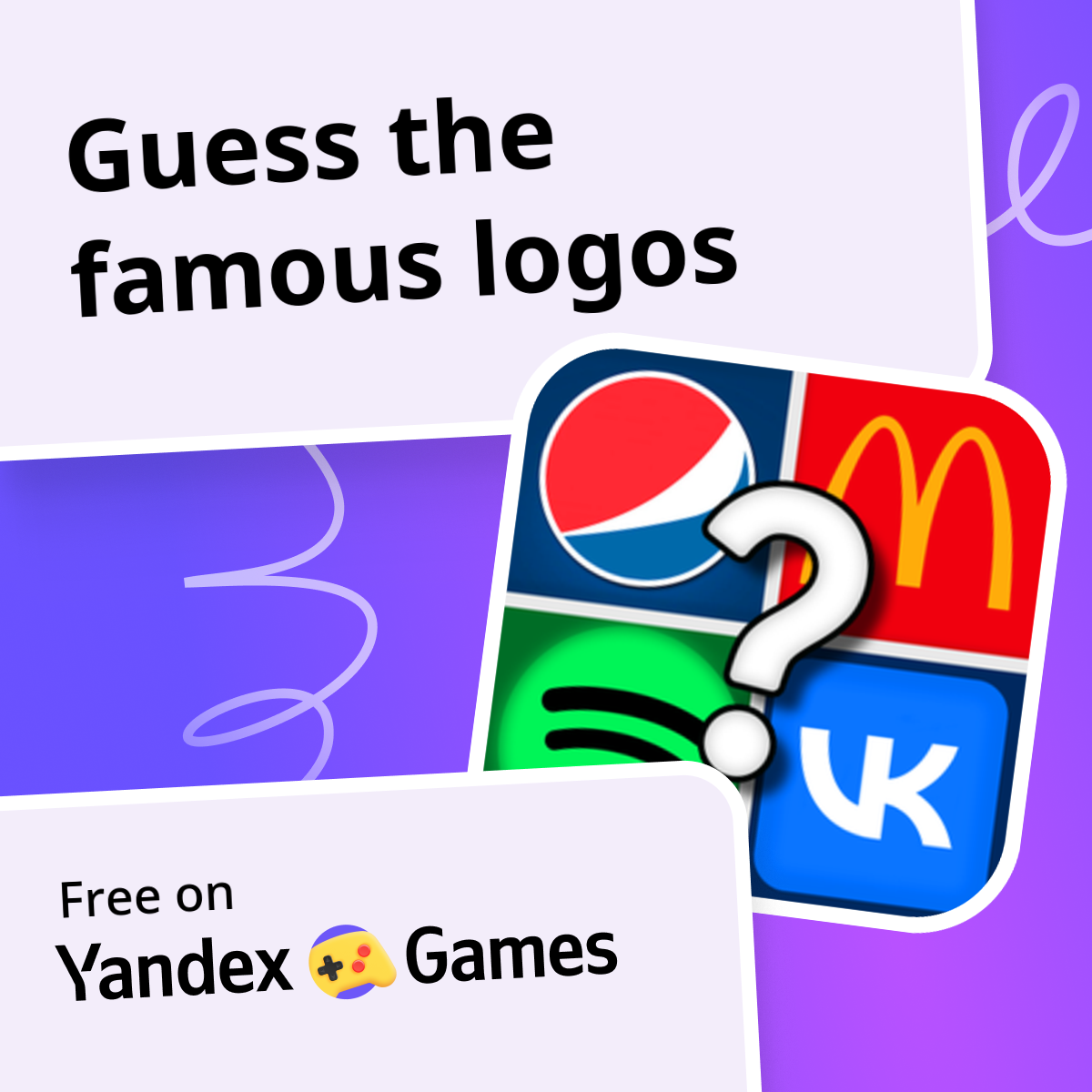 Guess the famous logos - play online for free on Yandex Games