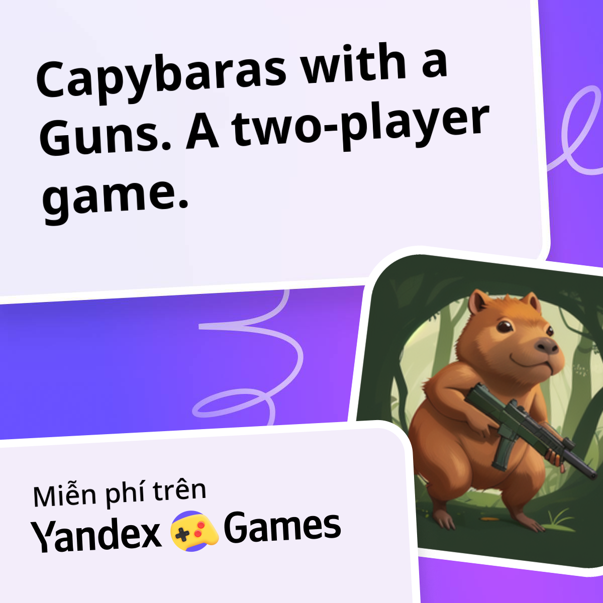 Capybaras with a Guns. A two-player game. (bởi Zametki studios)- chơi ...