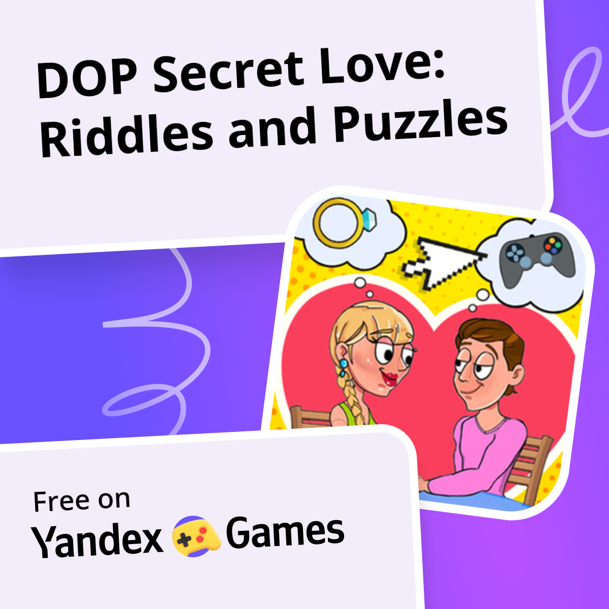DOP Secret Love: Riddles and Puzzles (by VIR Group) - play online for free on Yandex Games