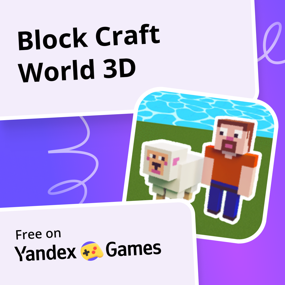 Block Craft World 3D (by Voodo) - play online for free on Yandex Games