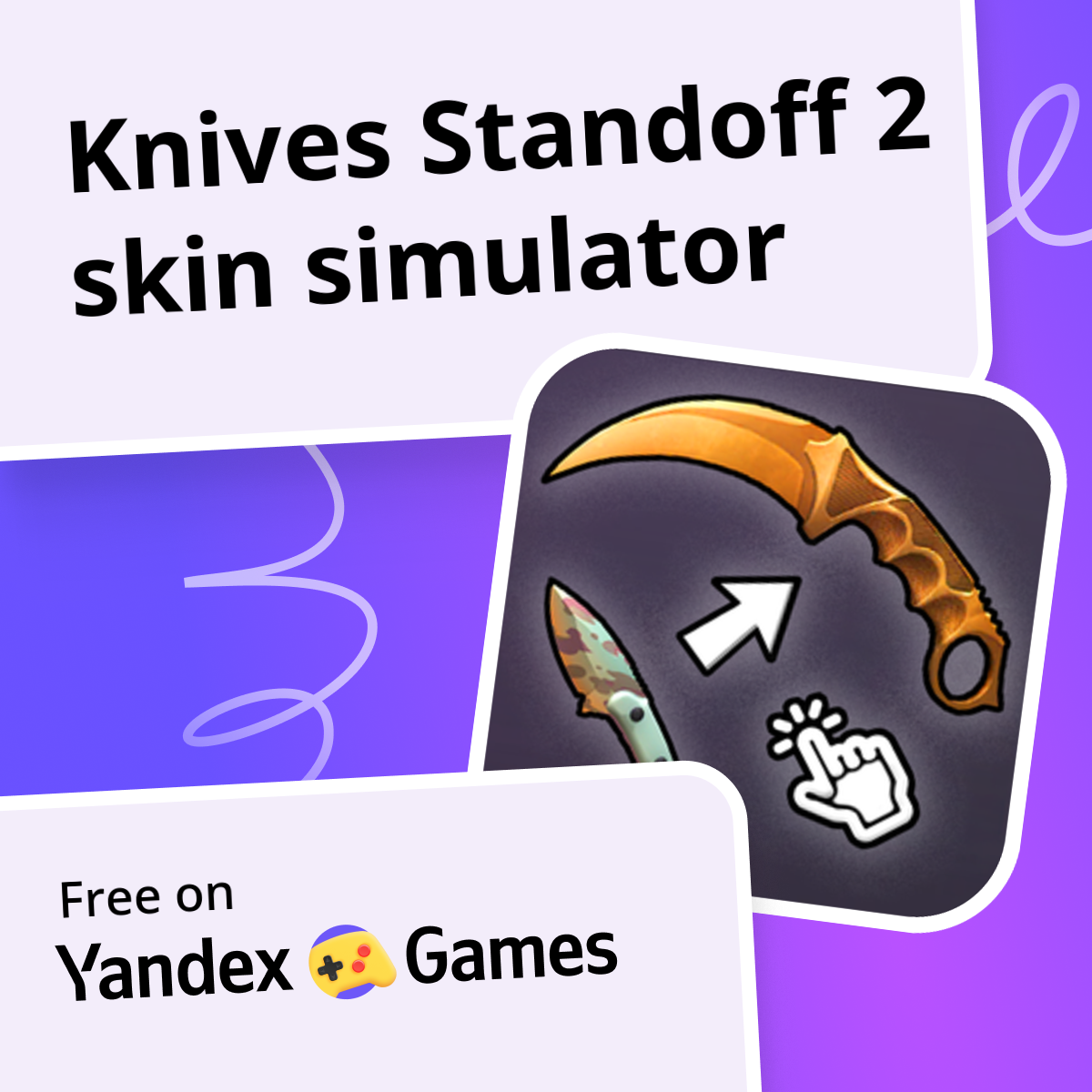 Knives Standoff 2 skin simulator (by Sugar Dani Games) - play online ...