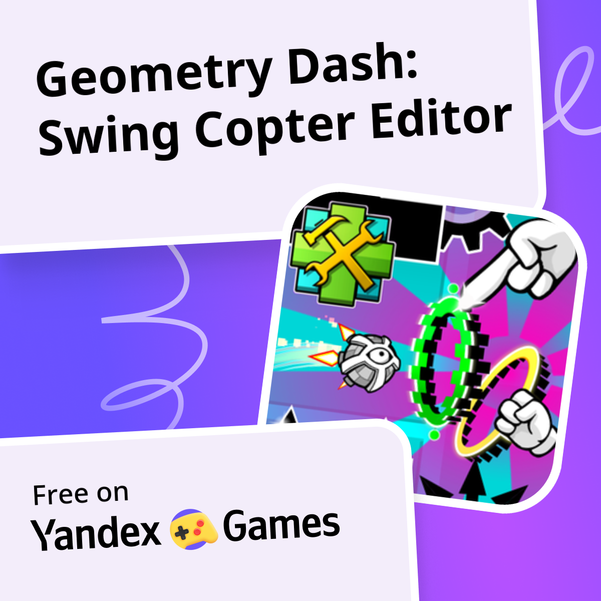 Geometry Dash: Swing Copter Editor (by Kokim) - play online for free on ...