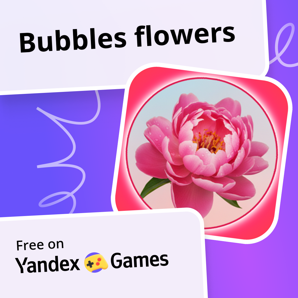 Bubbles flowers (by AppyApp) - play online for free on Yandex Games