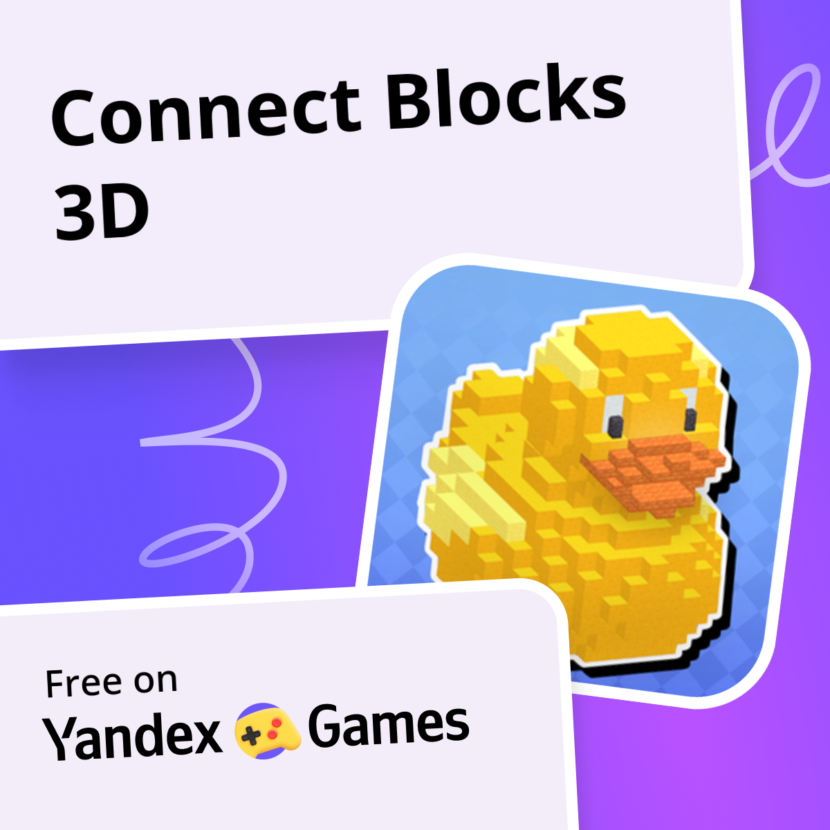 Connect Blocks 3D (by UT) - play online for free on Yandex Games