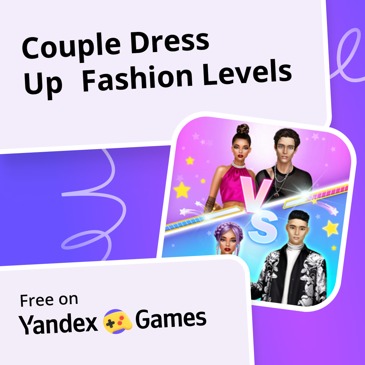 Couple Dress Up－Fashion Levels - play online for free on Yandex Games