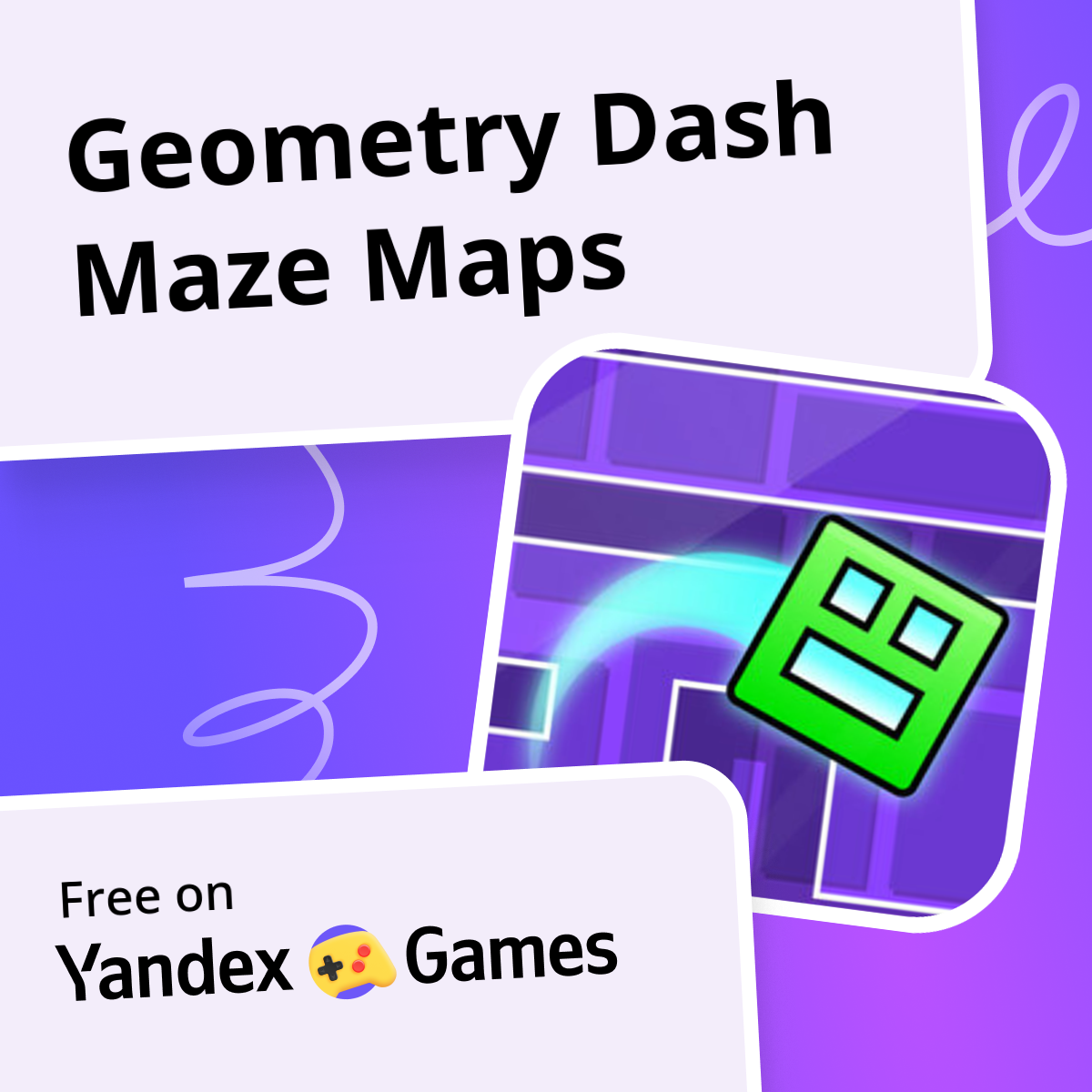 Geometry Dash Maze Maps (by Artpdev) - play online for free on Yandex Games