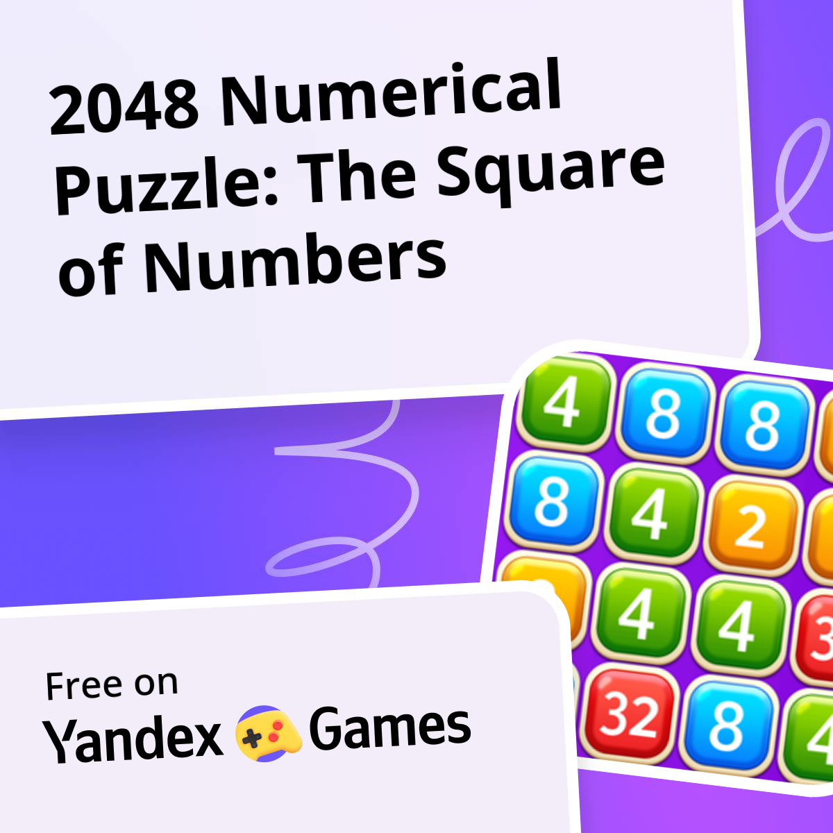 2048 Numerical Puzzle: The Square of Numbers (by safarov-en) - play ...