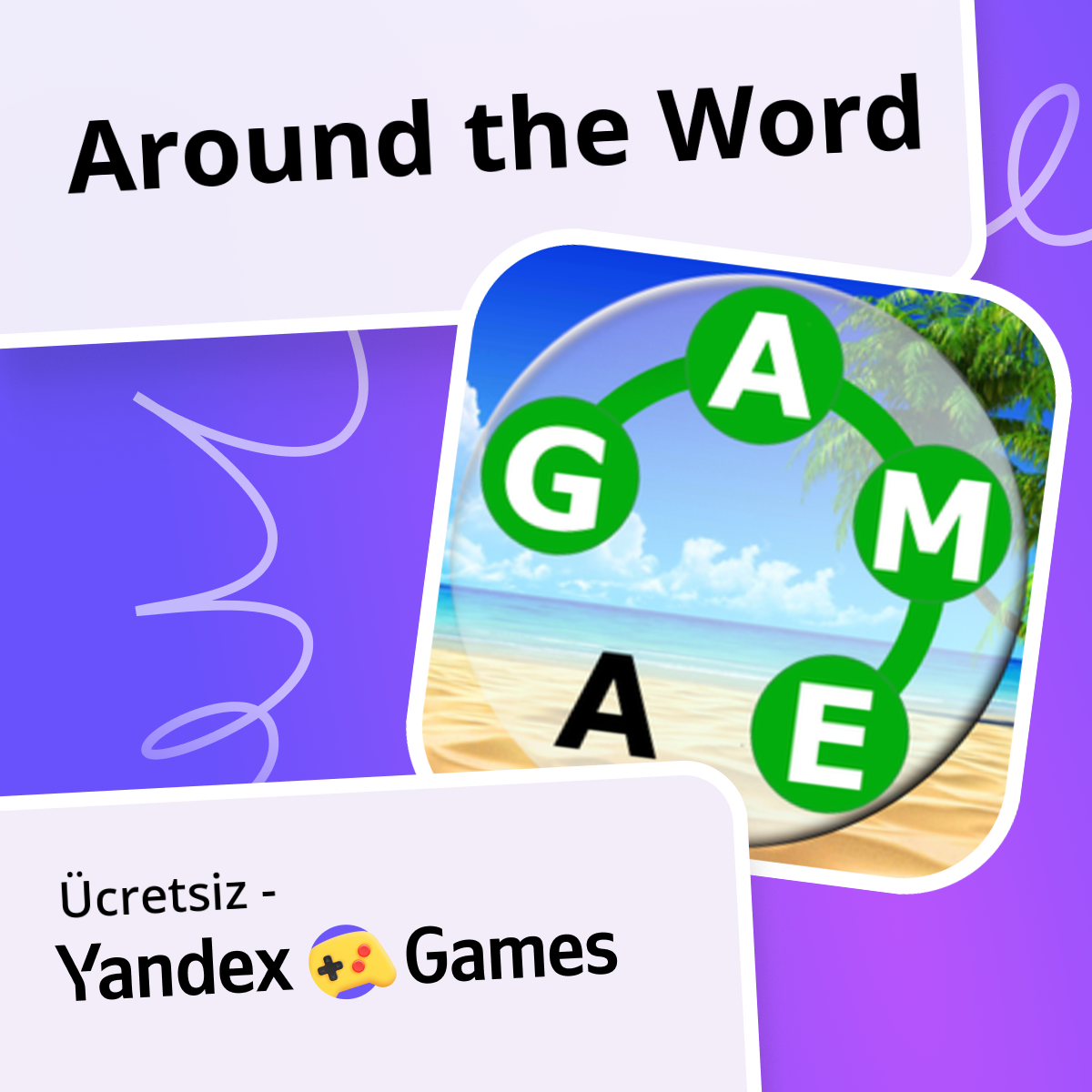 Around the Word - oynayın Yandex Games üzerinde ücretsiz çevrimiçi