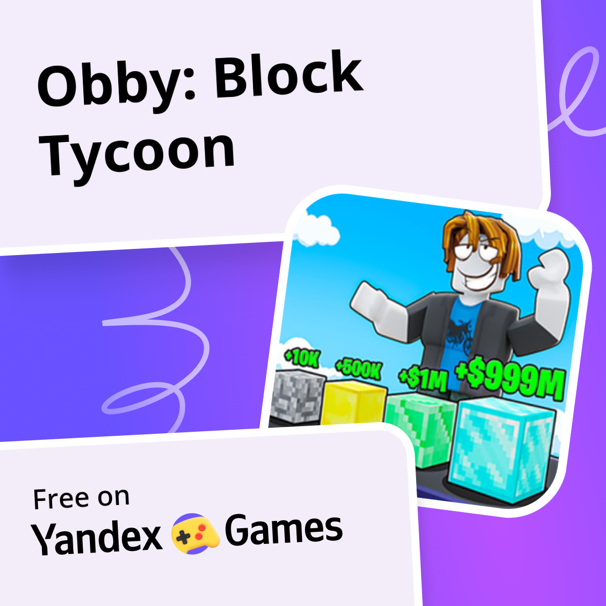 Obby: Block Tycoon (by AppPoxi) - play online for free on Yandex Games