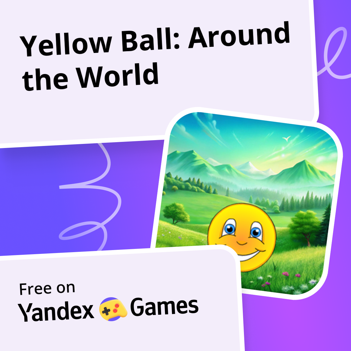 Yellow Ball: Around the World (by Aleksej Taranov) - play online for free on Yandex Games
