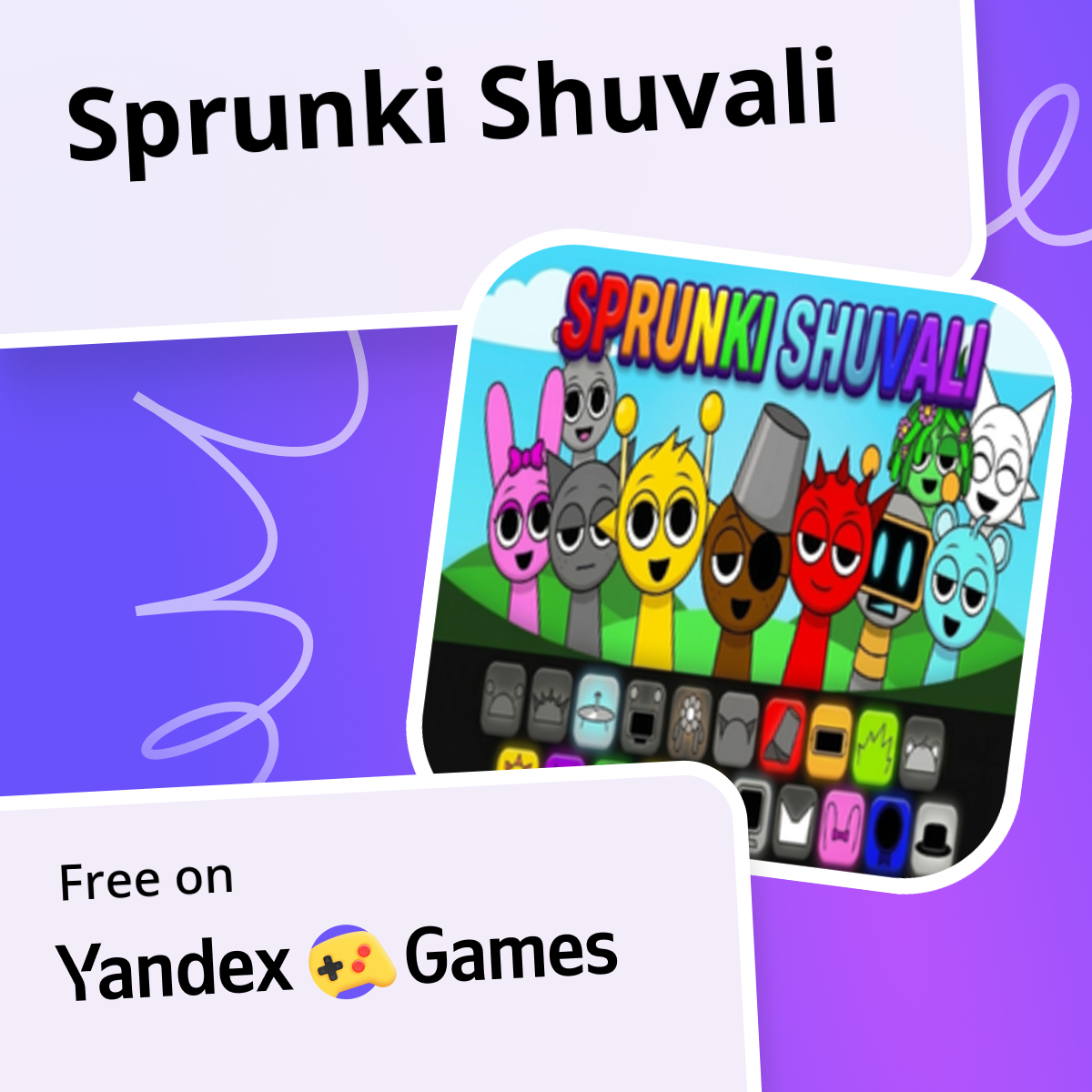 Sprunki Shuvali - play online for free on Yandex Games