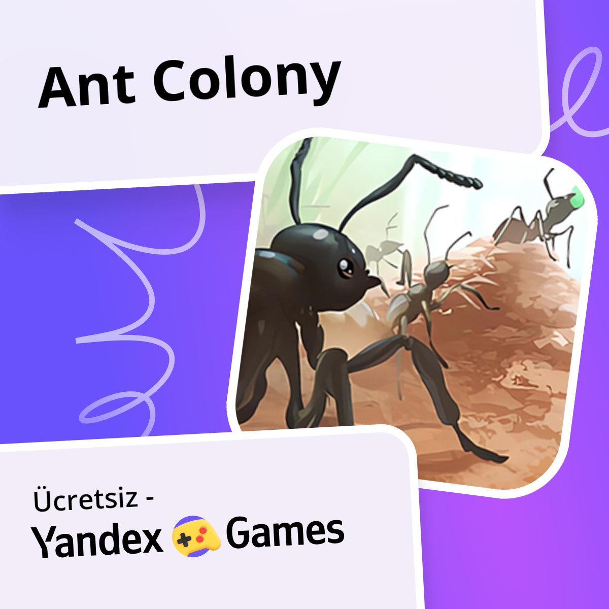 Ant Colony - oynayın Yandex Games üzerinde ücretsiz çevrimiçi