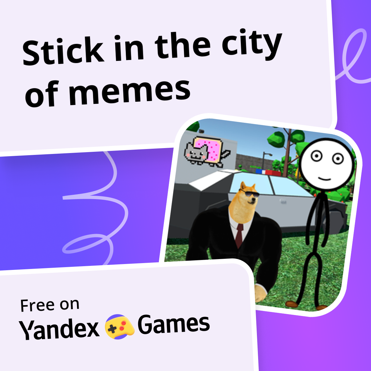 Stick in the city of memes (by Starodymov) - play online for free on ...