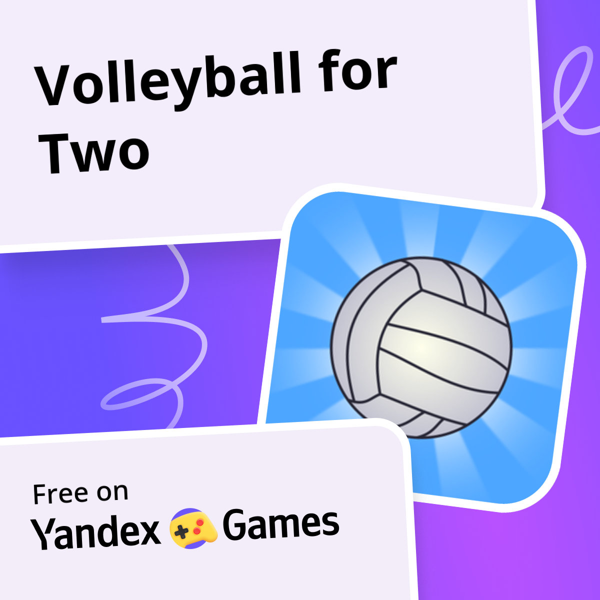 Volleyball for Two - play online for free on Yandex Games