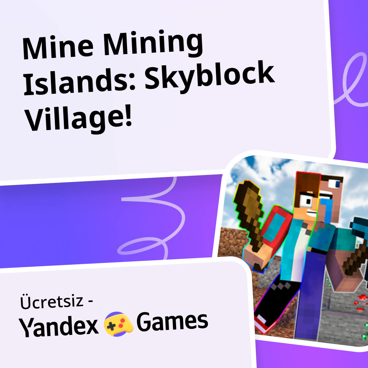 Mine Mining Islands: Skyblock Village! (C4S.SHA'den) - Yandex Games ...