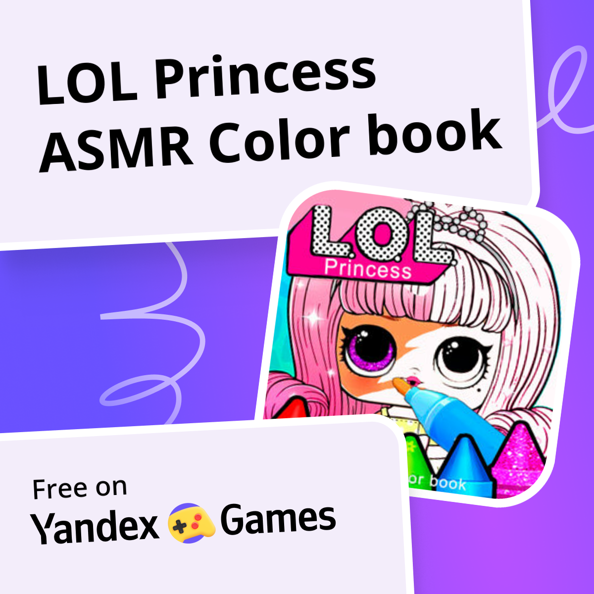 LOL Princess ASMR Color book (by skibidibidi) - play online for free on ...