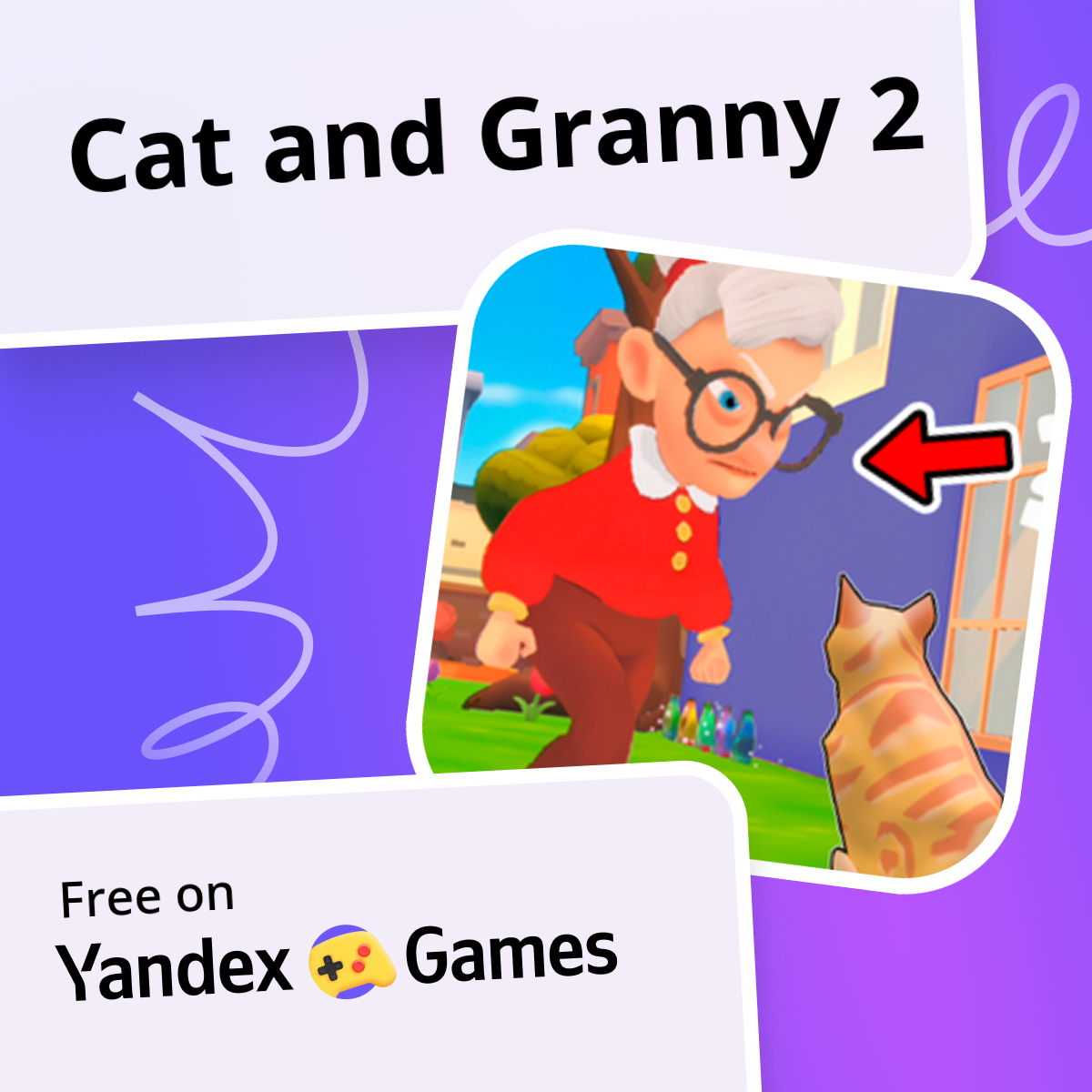 Cat and Granny 2 - play online for free on Yandex Games