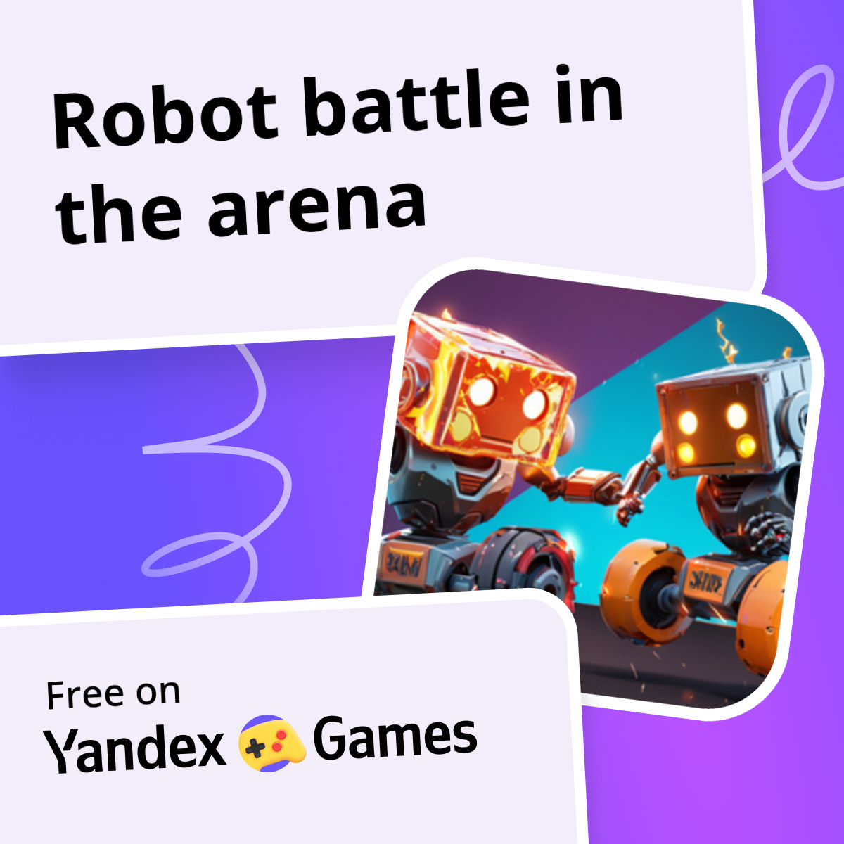 Robot battle in the arena - play online for free on Yandex Games